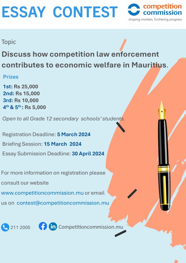 Essay Contest | Competition Commission